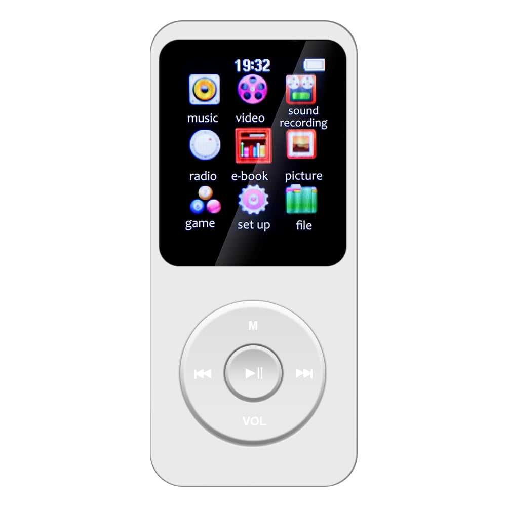 MP3 Walkman Pantalla 1 8 Pulgadas Mini Reproductor Música HIFI para (solo MP3 Blanco) | Bodega ...
