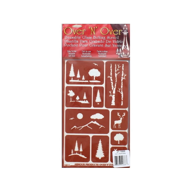 Armour Over N Over Stencil Landscapes - Walmart.com