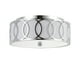 Aria 2-Light 12.25" Metal LED Flush Mount, Chrome - Walmart.com