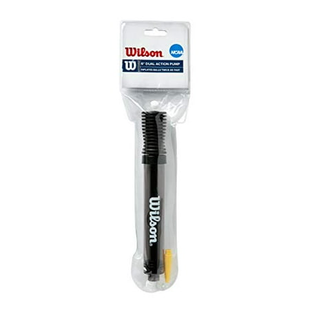 Wilson NCAA 6-Inch I Dual Action Inflation Pump,Colors May Vary ...
