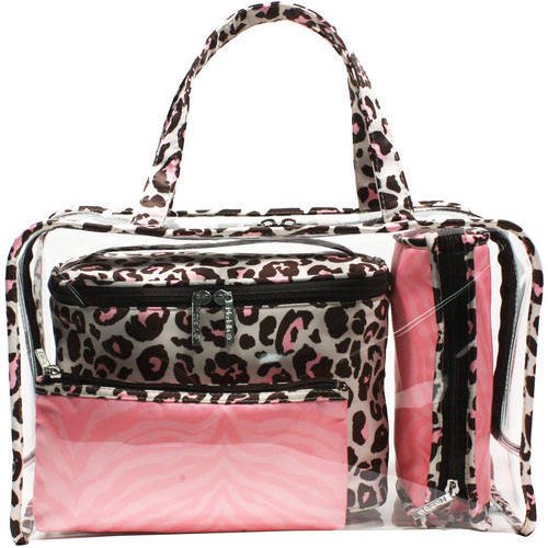 Modella Cheetah Weekender Set, 4 pc - Walmart.com