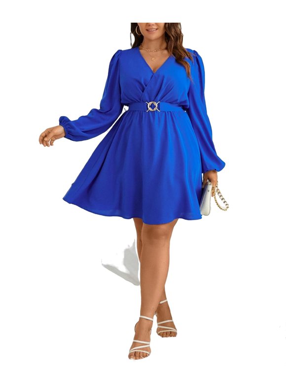 Royal Blue Plus Size Dresses