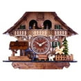 One Day Musical Black Forest Cuckoo Clock with Dancers, Waterwheel, and ...