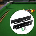 6 Pool Rack, Professional Wall Mounted Wood Billiard/Pool Rack ...