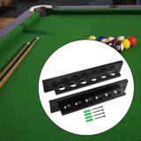 6 Pool Rack, Professional Wall Mounted Wood Billiard/Pool Rack ...