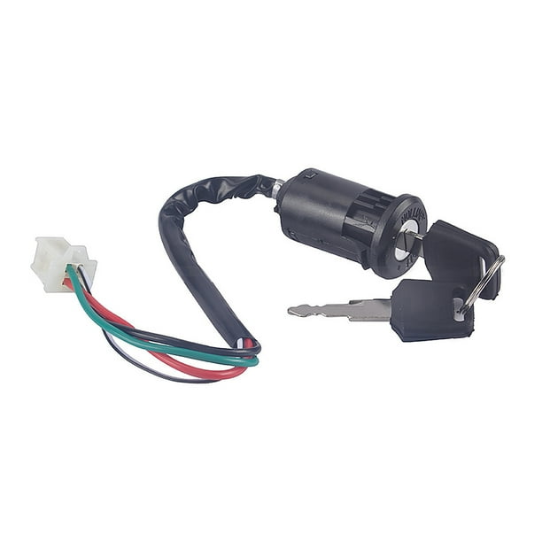 Ignition Switch, 4-Wire Ignition Key Switch For Quad ATV Go Kart Pit ...