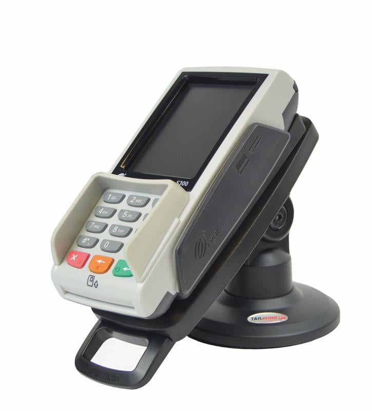 PAX S300 3" Lockable Compact Pole Mount Terminal Stand - Walmart.com