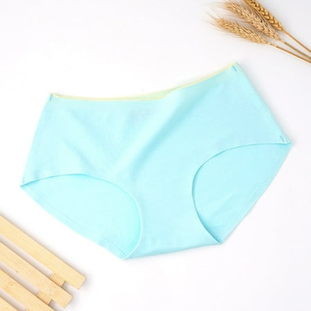 Joyoung Women's Invisible One-Piece Cut Seamless Brief Underwear Bikini ...