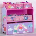 Peppa Pig 6 Bin Design and Store Toy Organizer by Delta Children ...