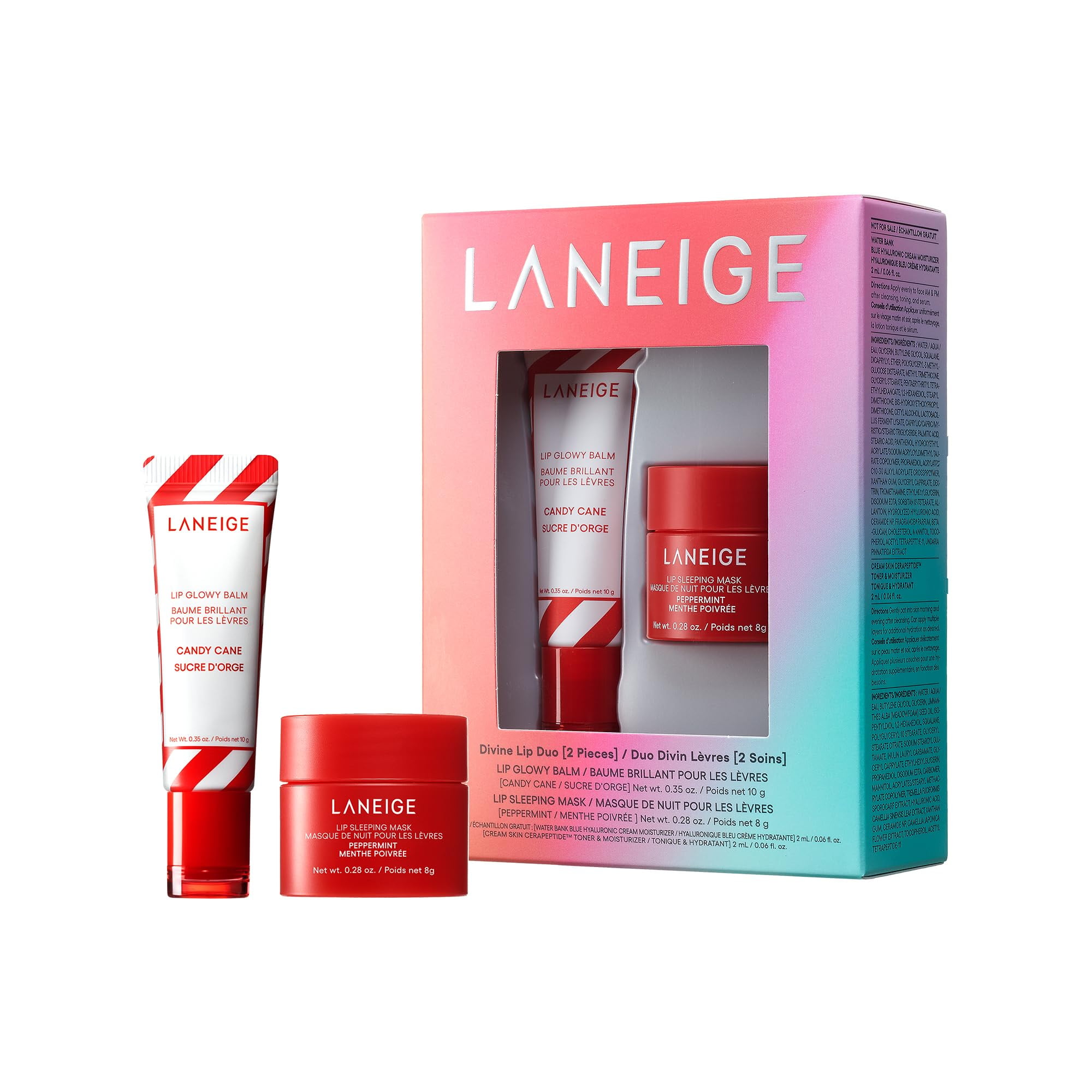 Click here for Laneige Divine Lip Duo: Lip Sleeping Mask Peppermi... prices