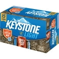 Keystone Light Beer, 15 Pack, 12 fl oz Aluminum Cans, 4.1% ABV ...