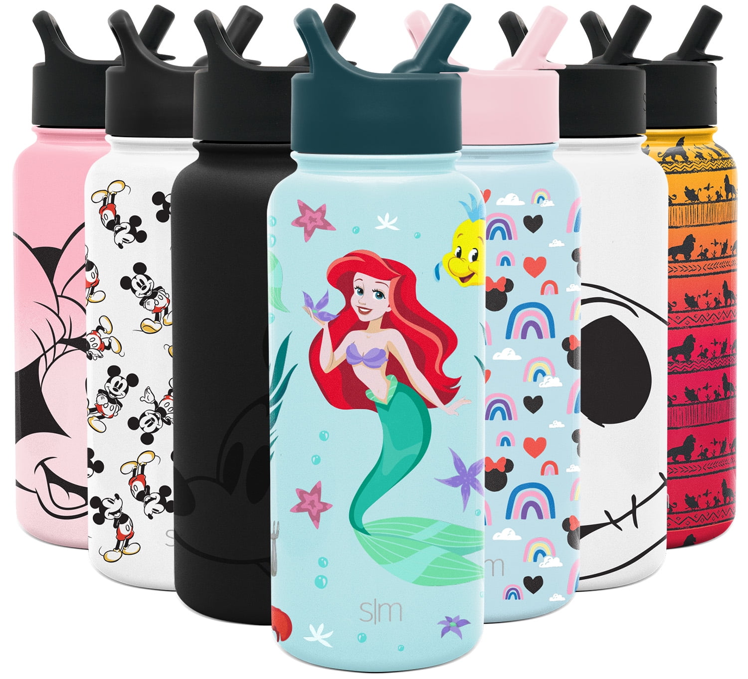 Simple Modern Disney Character Insulated Water Bottle with Straw Lid ...