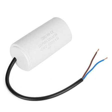 CBB60 Run Capacitor with Wire FLLC60 Lead CBB60 Capacitor 250V AC 120uF 50/60Hz for Motor Air ...