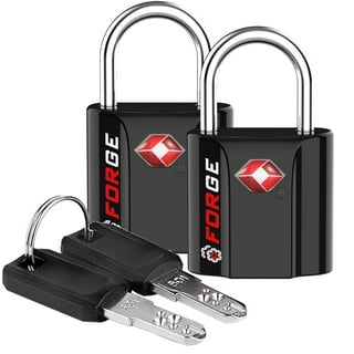 FORGE TSA Approved Cable Luggage Locks for Suitcase, Toolbox, Bags ...
