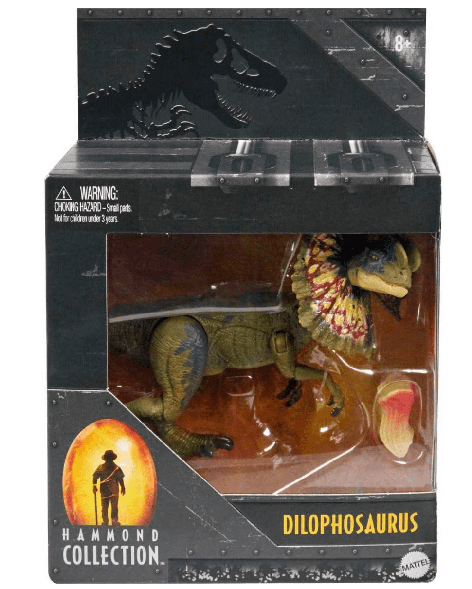 Jurassic World Hammond Collection Dilophosaurus Dinosaur Figure New ...