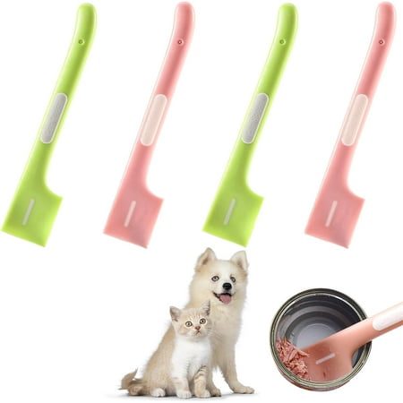 Pet Food Can Spoons, 4 Pcs Pet Food Mixing Spoons Wet Food Canned Scoop ...