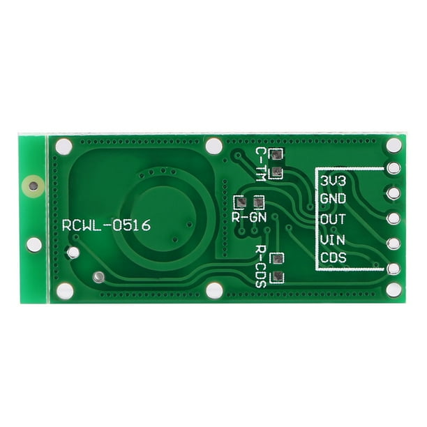 Dnzceghtig RCWL-0516 Sensores de radar de microondas Módulo de ...
