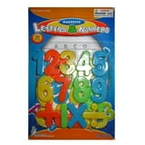(2 Pack) Magnetic Learning Letters and Numbers, Total 52 Piece Set ...