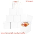 10 Pack 5x5x5 Gift Boxes, Sturdy Small White Gift Boxes for Presents ...