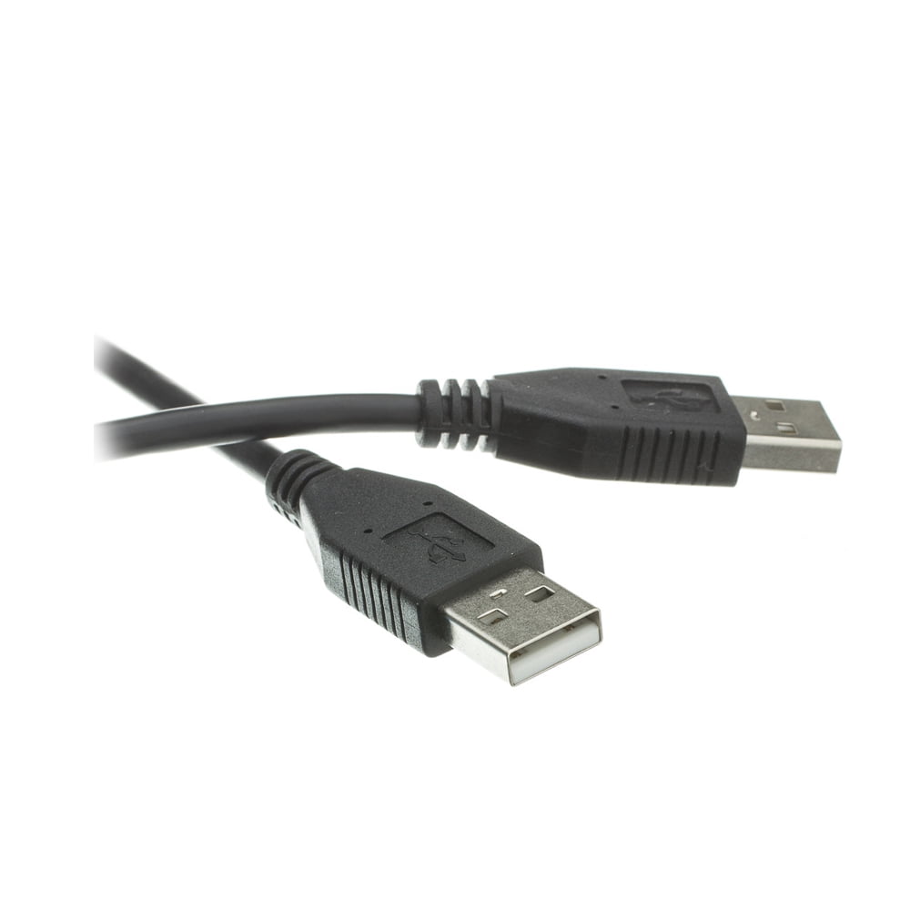 C&E USB 2.0 Type A Male to Type A Male Cable, Black, 10 Feet - Walmart.com