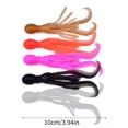 5pcs Squid Jigs Soft Baits Floating Fishing Lures 10cm 4.8g Silicone ...