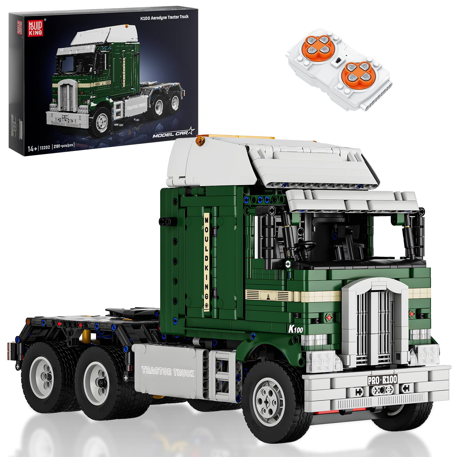 Set de construcción Mould King K100 RC Tractor Truck 2181 PCS | Bodega ...
