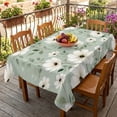 Farmhouse Floral Wildflowers on Sage Green Table Cloth 60x84in ...