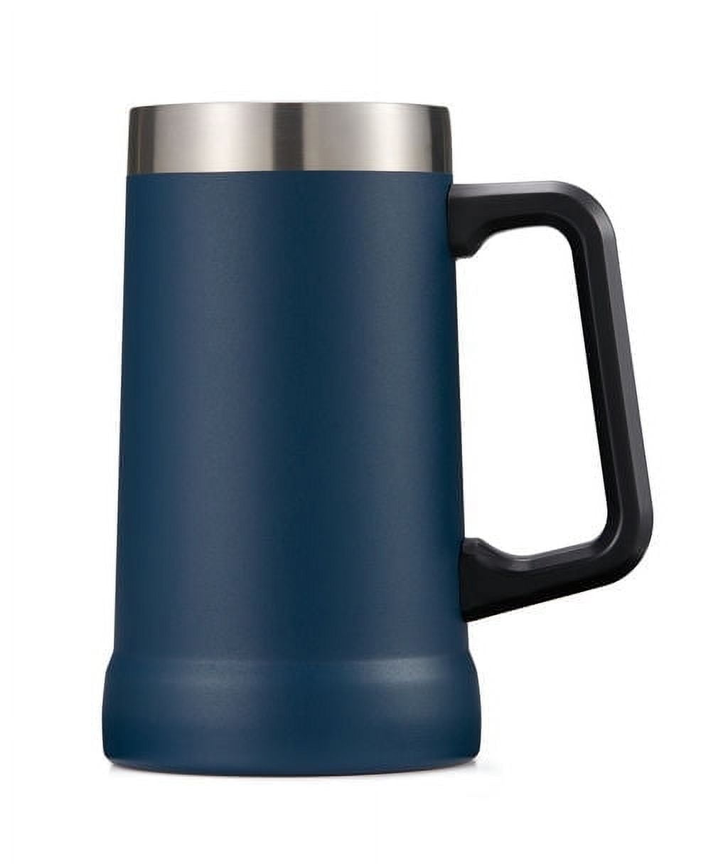 Yeti Mug 22oz Stainless Steel Beer Stein - Vacuum Insulated, Lid ...