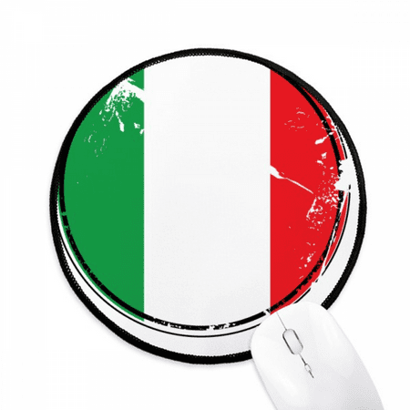 italy national flag eu country symbol mouse pad desktop office round ...