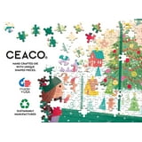 Ceaco 100-Piece Kids Holiday Window Shopping Interlocking Jigsaw Puzzle ...