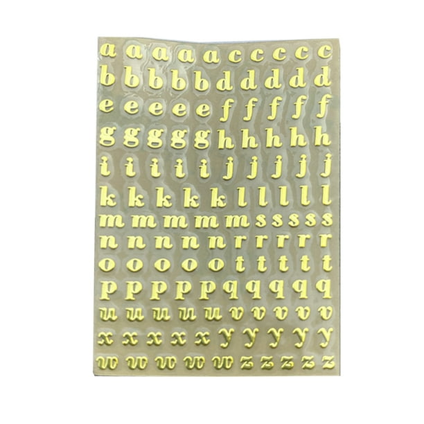CANKER Letter Stickers Self Adhesive Alphabet Numbers Stickers Self ...
