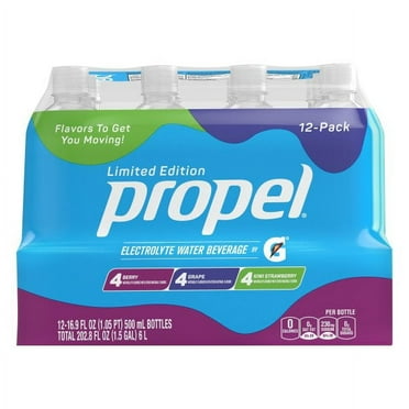 Propel Zero Calorie Flavored Water Variety Pack (16.9oz / 24pk ...