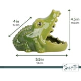 Servette Home Decorative Alligator Dish Sponge Holder for Kitchen Sink ...