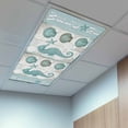 2 Pack Welcome Me Seahorse Fluorescent Light Covers for Ceiling Lights ...