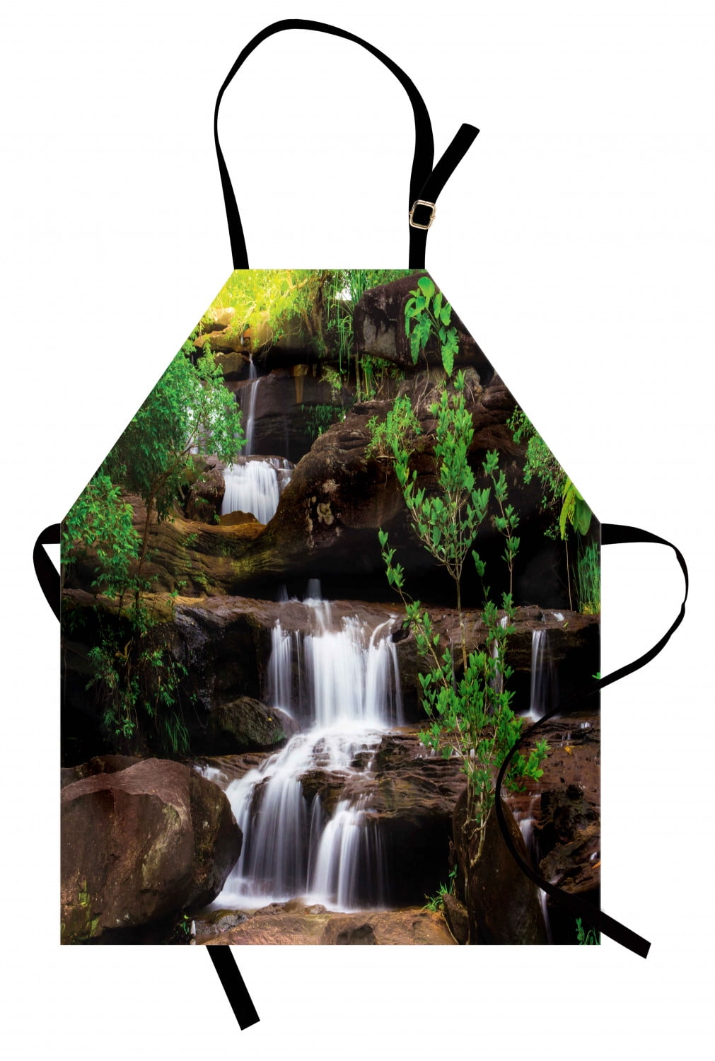 Waterfall Apron Little Waterfalls Flow on Rock Stairs Surrounded by ...