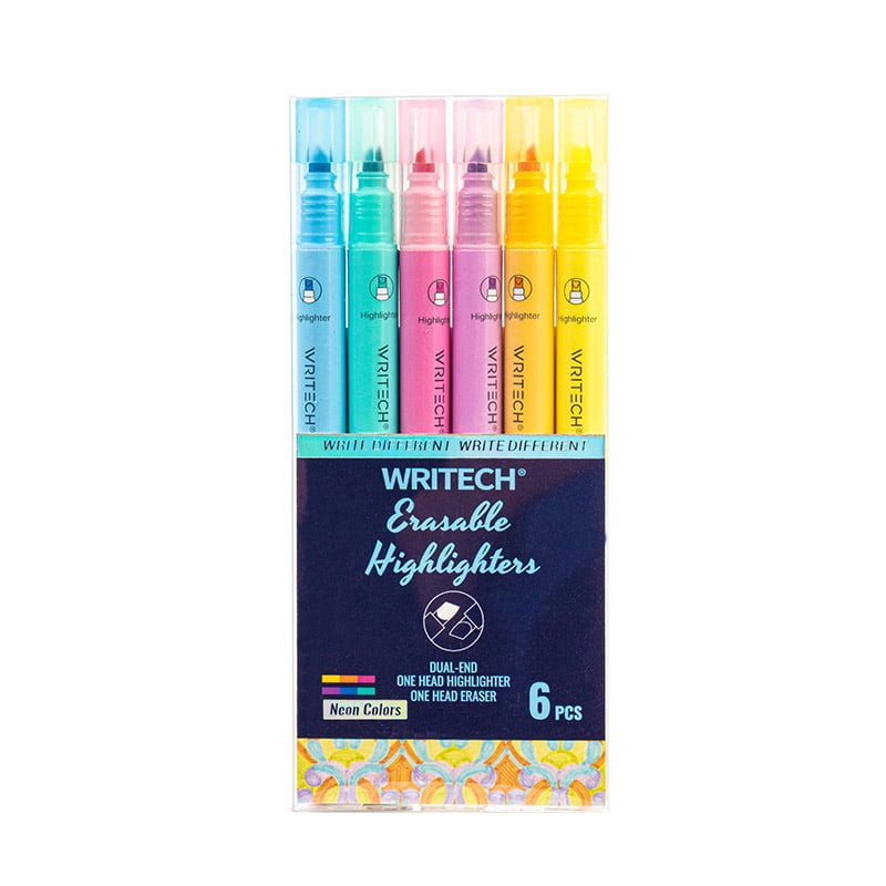 Click here for Writech Erasable Highlighter Set - 6 Neon Color Se... prices