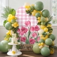 4 Ft Arch Backdrop Cover, Hello Spring Decorative Wedding Arch Covers ...
