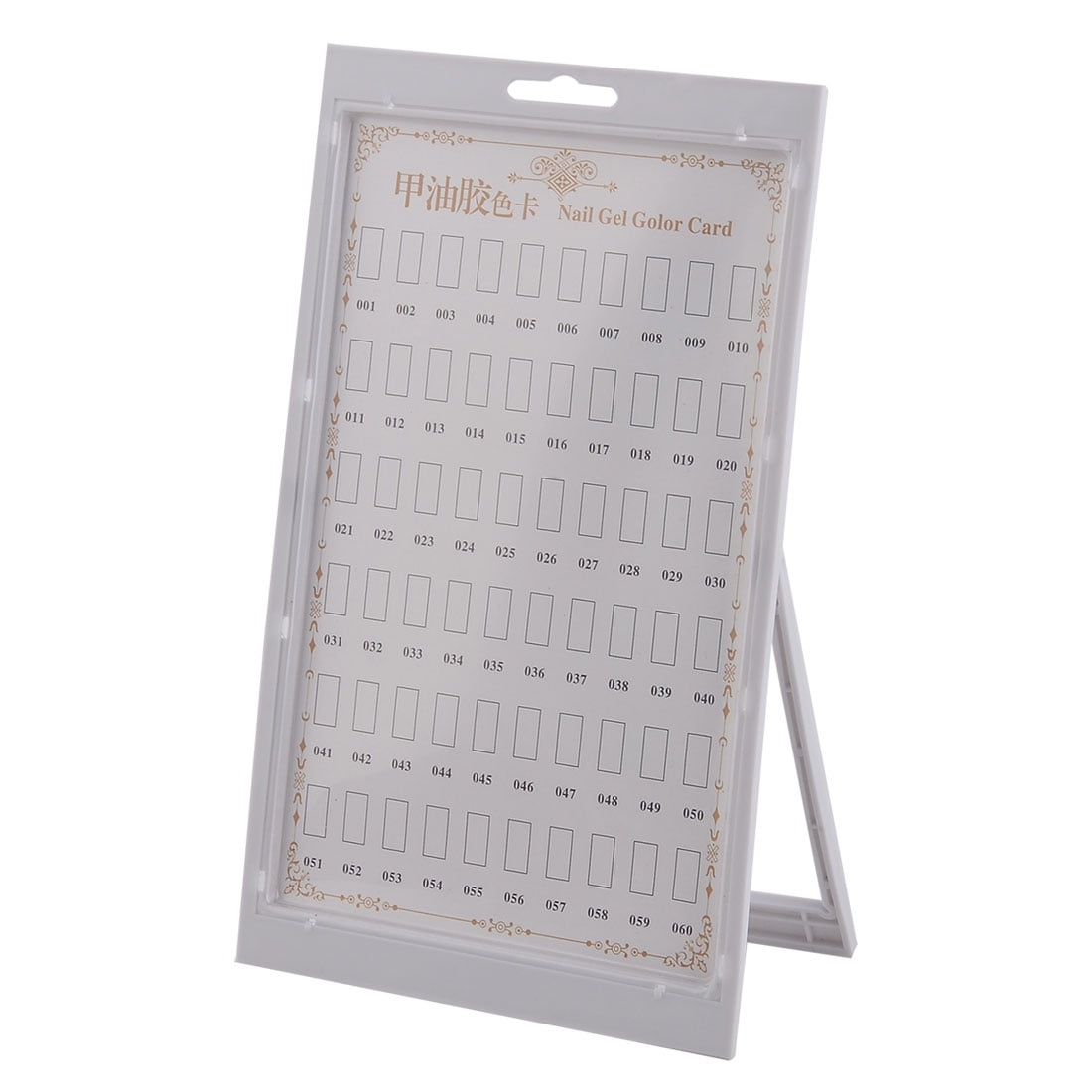Bedroom Plastic Fingernail Polish Nail Gel Color Card Display Board ...