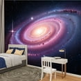 Peel and Stick Wallpaper Space Scenery Universe Theme 3D Mural Living ...
