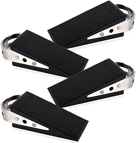 4 Pieces of Door Stopper-free Perforated Rubber Door Plug - Walmart.com