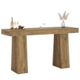 Fnova 63 Inch Counter Height Bar Table with Thickened Tabletop, Tall ...