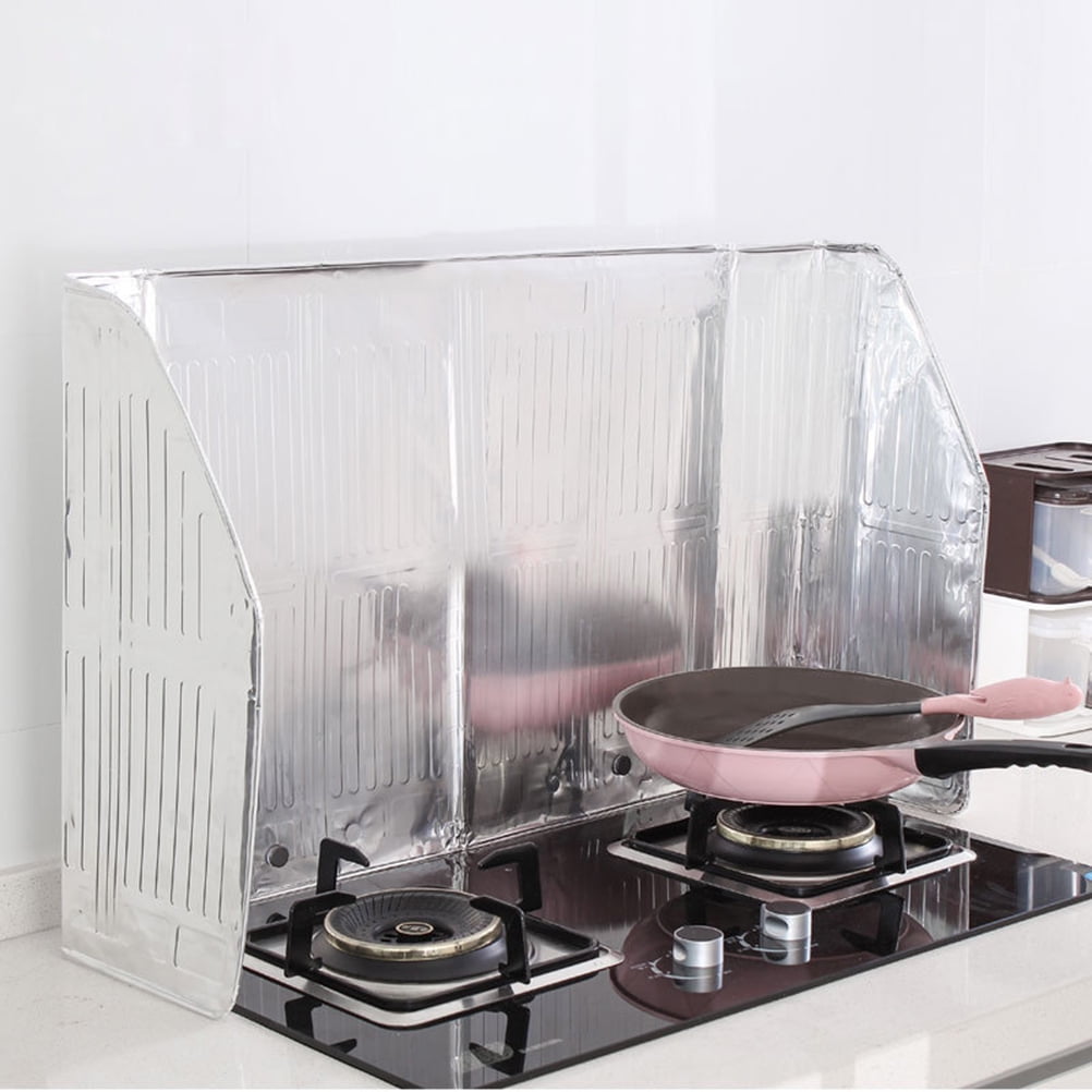 Buy NUOLUX Kitchen Oil Guard Aluminum Foil Gas Stove Shield Oil ...
