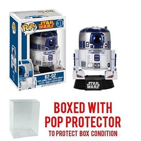 Funko Pop! Star Wars - R2-D2 Bobble Head Vinyl Figure (Bundled with Pop ...