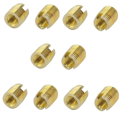 M3x6mm Carbon Steel Zinc Plated Self Tapping Slotted Thread Insert ...