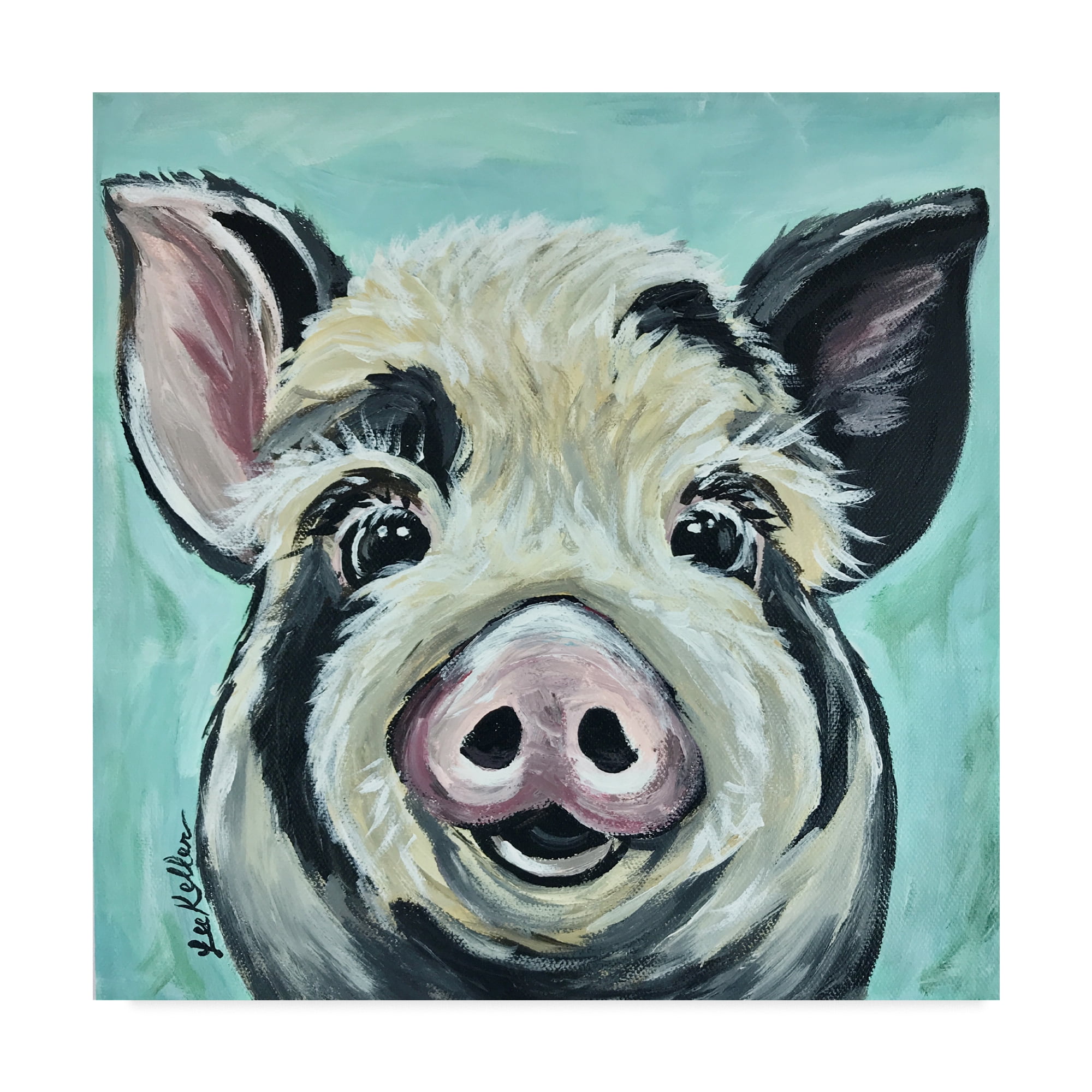 Pig Sarge' Canvas Art by Hippie Hound Studios - Walmart.com