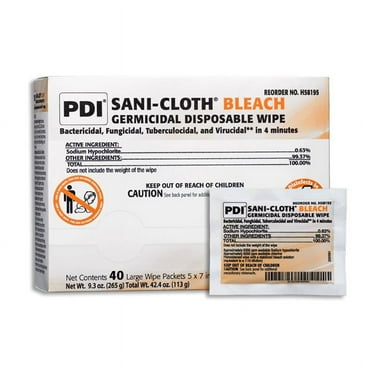 Sani-Cloth Antibacterial Disinfecting Sanitizing Wipes, Bleach ...