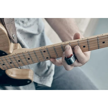 Uxcell Guitar Slide 60mm Stainless Steel Slide Acoustic Guitar Finger ...