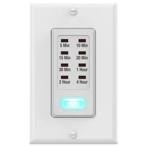 Honeywell Home RPLS740B1008 Econoswitch 7-Day Programmable Light Switch ...