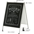 M&T Displays Stainless Steel Write on Board 22x28 Inch Double Sided ...