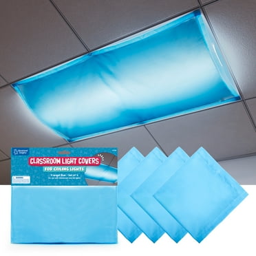 4 Pack Minimalist Pink Fluorescent Light Covers for Ceiling Lights and ...